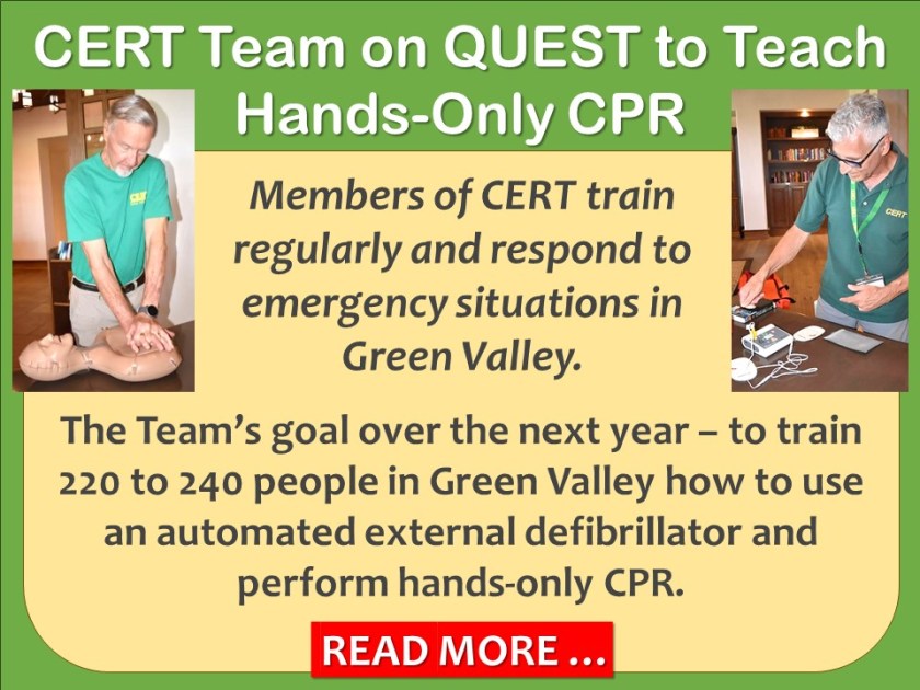Council & Committees – Greater Green Valley CERT · Green Valley, Arizona